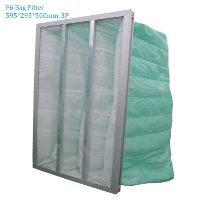 China Reusable Bag Industrial Air Filters For Primary Filtration , High Capacity Air Filter for sale
