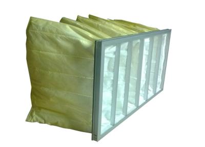 China Synthetic Fibre Pocket Air Filter , 24x24x20 Inch Medium Efficiency Air Filter for sale