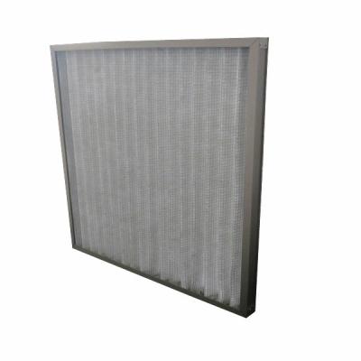 China High Air Flow Pleated Panel Air Filters With Aluminum Frame , High Efficiency for sale