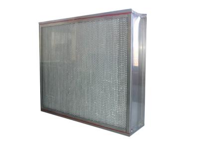China Heat Resistant High Temp Hepa Filter Clean Room With Stainless Steel Frame for sale