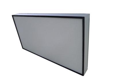China Glass Fiber Media Hepa Air Filters / Pleated Panel Filters With Aluminum Frame for sale