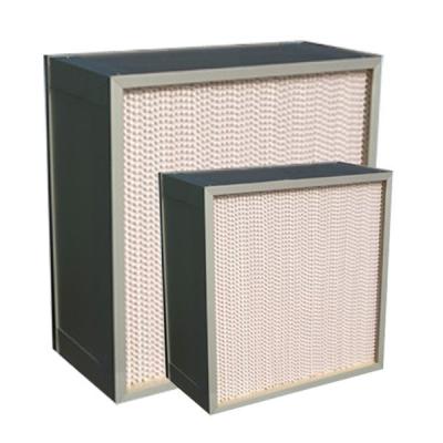 China Deep Pleat Portable Hepa Air Filters For Terminal Ventilation Systems for sale