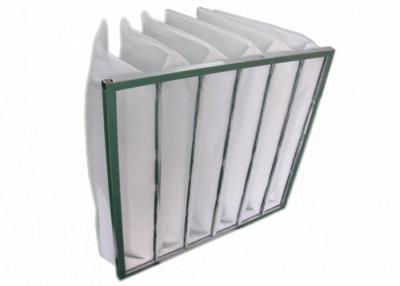 China Synthetic Fiber Pocket Air Filter Washable , F5 - F8 Medium Efficiency for sale