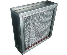 China One - Off H13 SUS Frame High Temp Hepa Filter Deep Pleated Type Filter for sale