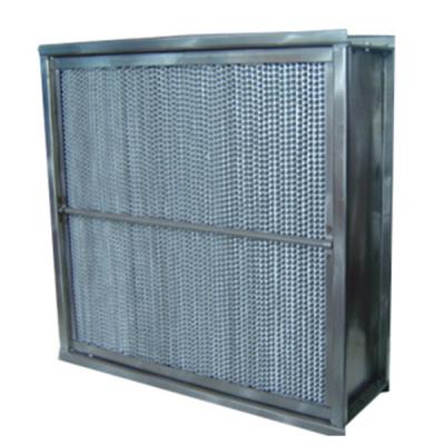 China Industrial Deep Pleated H13 / H14 High Efficiency Particulate Hepa Air Filter for sale