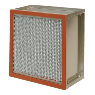 China Heat Resistant High Temp Hepa Filter Efficiency H13 / H14 For Food Processing for sale