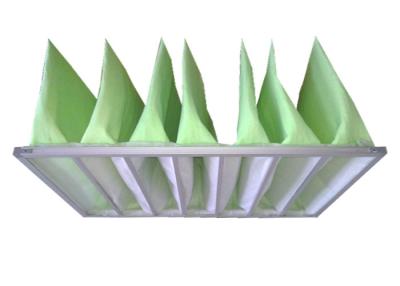 China Bag Pre - Filter Pocket Primary Air Filter G3 Efficiency With Aluminum Frame for sale