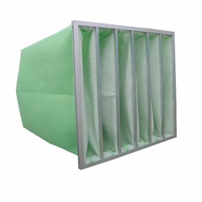 China G4 Washable Primary Pocket Air Filter Bag Filter Media , Synthetic Fiber for sale