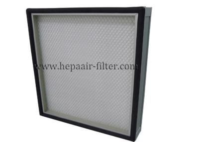 China Aluminum Frame Glassfibre HEPA Mini Pleat Hepa Filter Air Purifier for sale