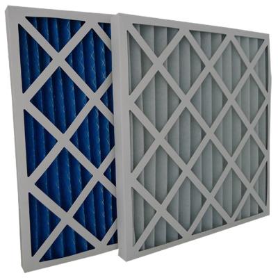 China High Performance Pleated Panel Air Filters Hvac Pre Filter For Hospital And Electronics for sale