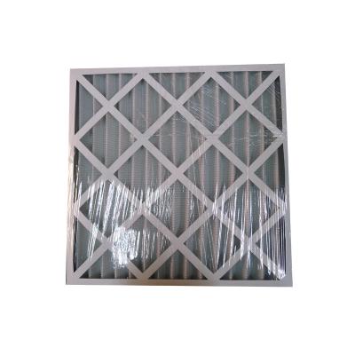China Commercial Residential Pleated Panel Media Air Filter Air Conditioner Hepa Filter for sale