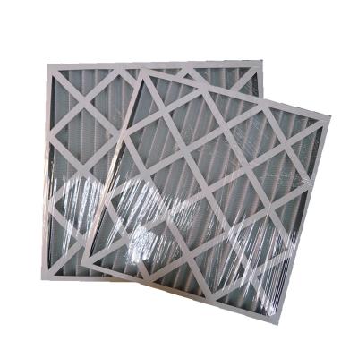 China Frame Primary Pleated Panel Air Filters Efficiency For HVAC Equipment for sale