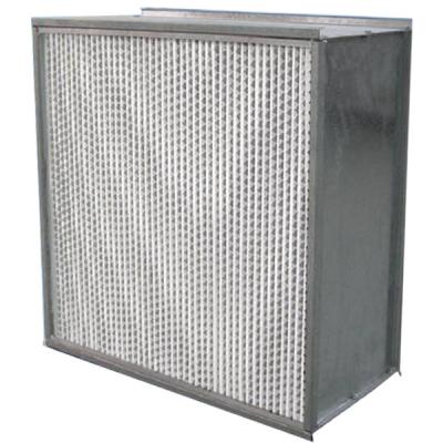 China Double Flanged Frame High Efficiency Air Filter Performance , Deep Pleated Hepa Filter for sale