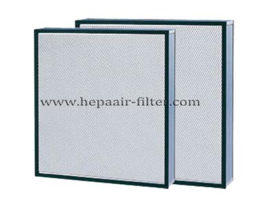 China Compact Gel Gap Mini-pleat Air Filter HEPA Cassette Ceiling Type Air Filter for sale