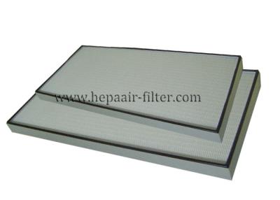 China Replacement Mini Pleat High Efficiency Air Filter For Class 10000 Clean Room for sale