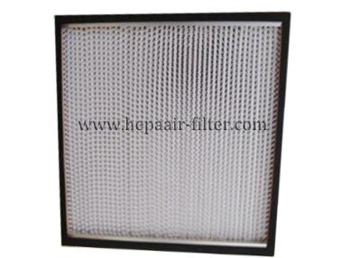 China Aluminum Foil Pleat Hepa Air Filters For Air Conditioning Filtration System for sale