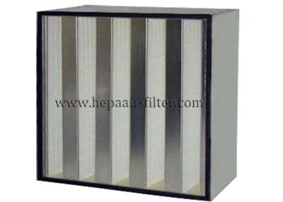 China Compact V Bank Cleanroom Air Filters for sale