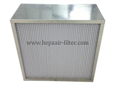 China Industrial Performance Hepa Air Filters Home , Galvanized Frame for sale