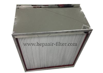 China High Temperature Deep-Pleated High Efficiency Hepa Clean Room Air Filter for sale