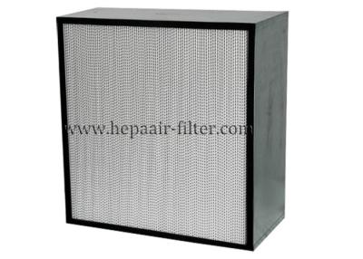 China Fiberglass Hospital High Efficiency Air Filter Performance , Large Dust Capacity for sale