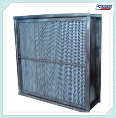 China Fiberglass Media High Temperature Hepa Filter Cassette Type Home Hepa Filter for sale