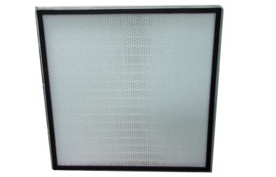 China Large Air Flow Mini Pleat Hepa Filter / Clean Room Air Filter Home for sale