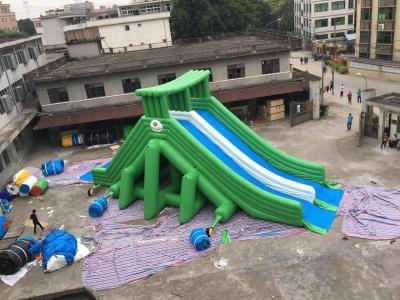 China Multicolor Inflatable Water Slides Bouncer Blow Up Castle Combo for sale