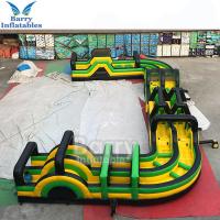 China PVC Tarpaulin Portable Inflatable Obstacle Course For Events Obstacle Race Adult for sale