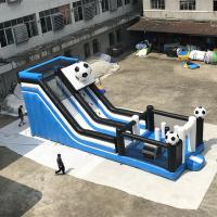 China Tarpaulin Inflatable Combo Slide Sports Obstacle Bounce House For Adults And Kids for sale