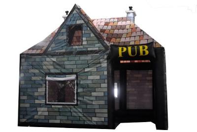 China Large PVC Tarpaulin Comercial Inflatable Pub Tent Inflatable Bar Tent for sale