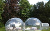 China Popular Waterproof Inflatable Clear Tent With Duble Room Cabin for sale