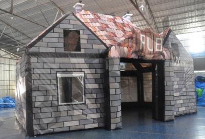 China Gray Commercial Inflatable Tent Mobile Portable Inflatable Bar for sale