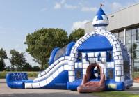 China Cool Durable PVC Inflatable Combo Commercial Bounce Houses For Kids for sale