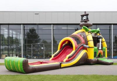 China Outdoor Pirate Inflatable Bouncers Safety Commercial Grade Bounce Houses For Party for sale