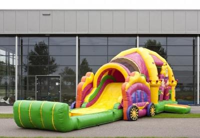 China Popular Pricess Inflatable Combo PVC Duarable Bounce House With Slide for sale
