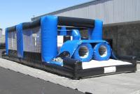 China Boot Camp Challenge Bouncy Castles Obstacle Course PVC Inflatble Ourdoor Race for sale