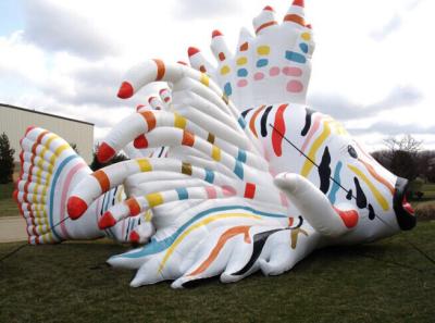 China Attractive Inflatable Advertising Products Outdoor Inflatable Fish for sale
