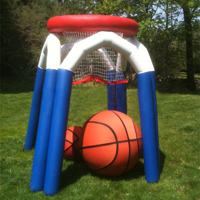 China Fun Basketball Shooting Hoop Inflatable Interactive Games Waterproof PVC for sale