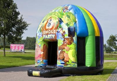 China Disco 14.7FT Jungle Bouncer,Animal Theme For Rental Event for sale