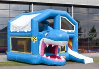 China Blue Roof Inflatable Combo WITH Double - Tripple Stitch EN14960 for sale