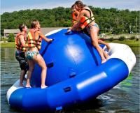 China 3.6*3.6m Water Area Rotating Spinner Blow Up Toys For Amusement for sale