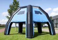China Blue Large Comercial Grade Dome Inflatable Tent Water Proof PVC For Advertising for sale