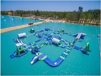 China Giant Adult Inflatable Water Park Commercial Inflatable Water Fun For Lake for sale