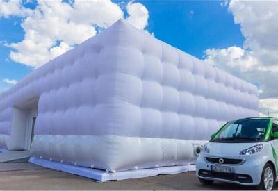 China Portable Marquee Inflatable Tent For Car Garage / White Inflatable Cube Tent for sale