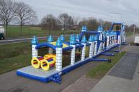 China Mega Giant Inflatable Obstacle Course Durable Toddler Obstacle Course for sale