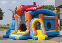 China Plane Ballcanon Durable PVC Inflatable Combo Bounce House Customized for sale