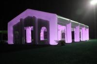 China Durable Fire Resistant Lighting Inflatable Party Tent For Wedding for sale
