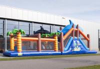 China Waterproof Adventure Run Inflatable Obstcale Course 17.5*3.8*5m for sale