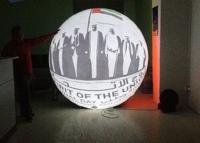 China Indoor Party Led Lighting Ball Round Inflatable With Logo Printing for sale