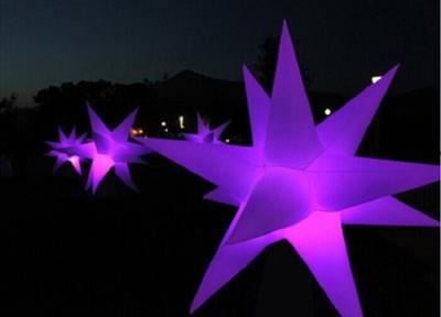 China Customized Inflatable Advertising Products Star Sky Led Lights For Party for sale